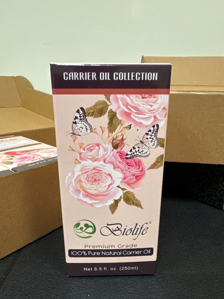 Biolife Premium Grade 100% Pure Natural Carrier Oil (Base Oil) x 6 ...