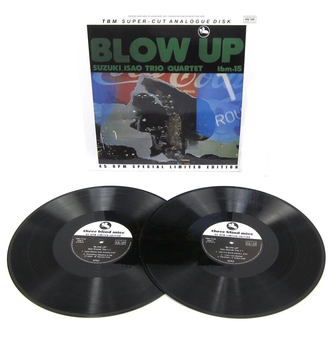 Blow Up - Isao Suzuki Trio / Quartet 45rpm 180g Vinyl 2LP TBM Super-Cut ...