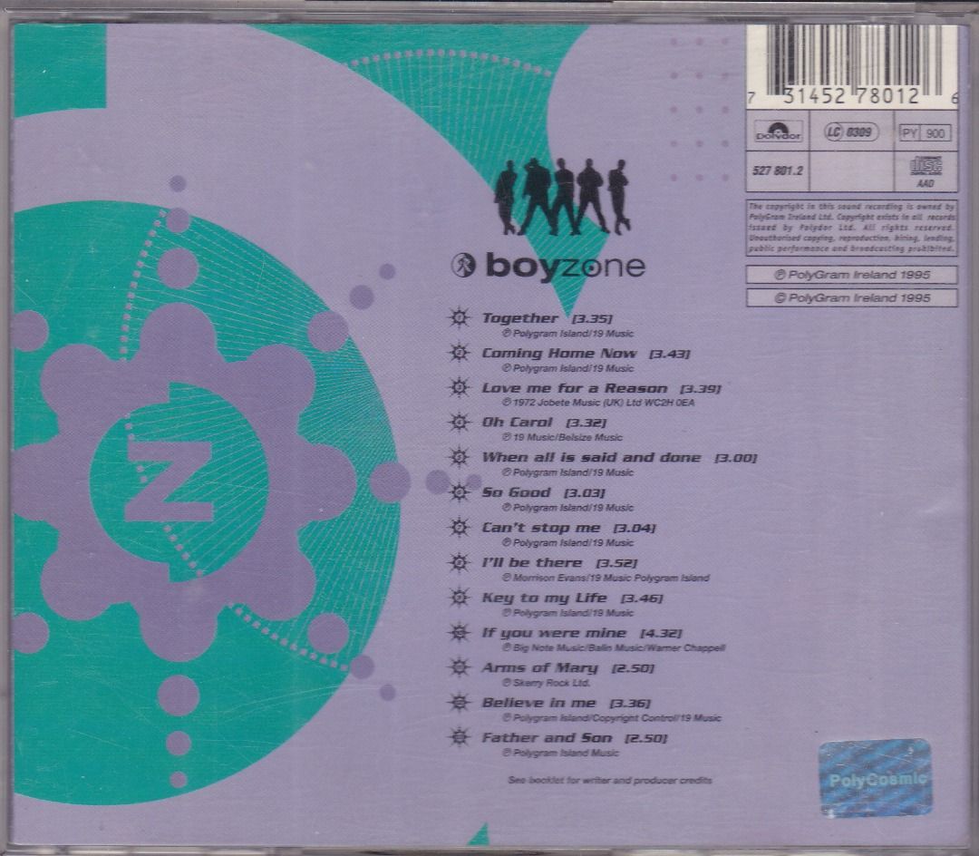 BOYZONE ~ SELF-TITLED DEBUT ALBUM, Hobbies & Toys, Music & Media, CDs ...