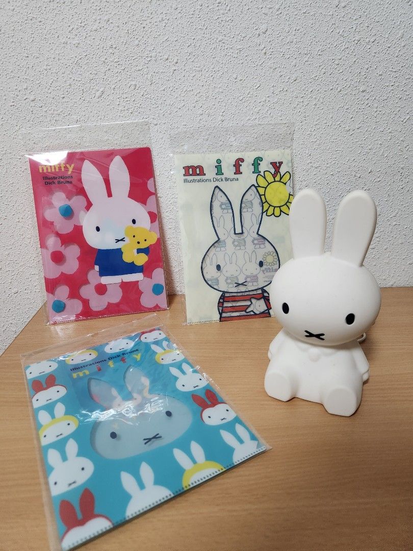 *Brand New* A5 Miffy L-Shape Files Assorted Designs, Hobbies & Toys, Stationery & Craft ...