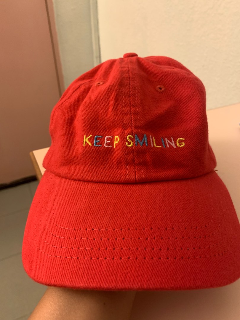 Brand New Smiley Cap, Men's Fashion, Watches & Accessories, Caps & Hats ...