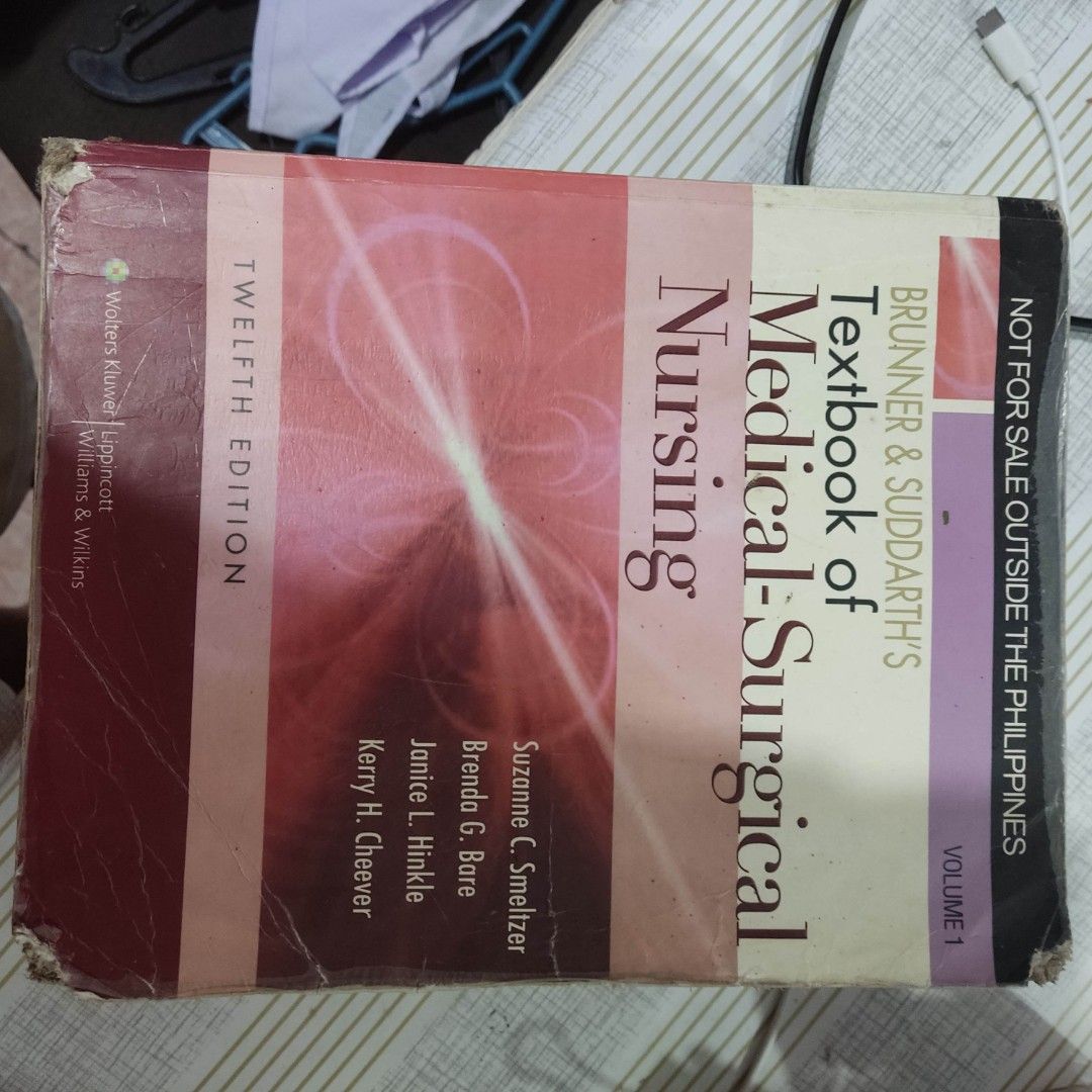 Brunner and Suddarth's Textbook of Medical - Surgical Nursing 12th Edition Volume 1 and 2 ...