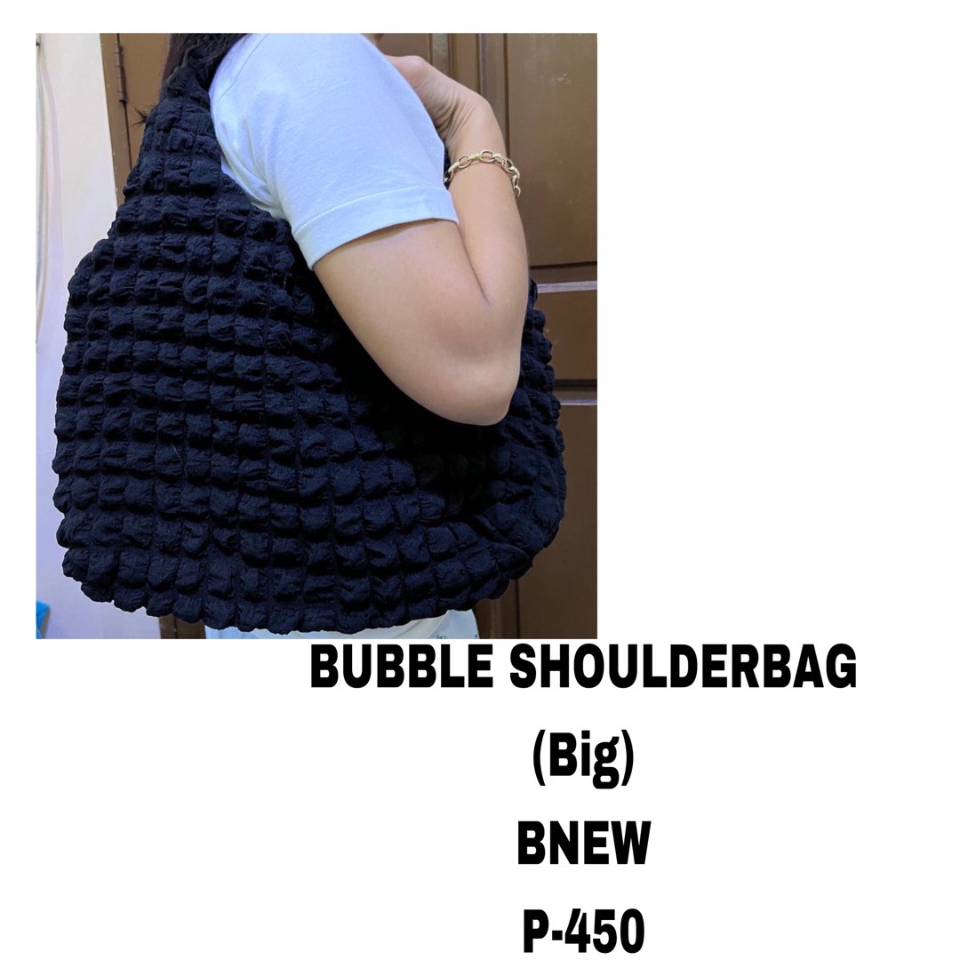 BUBBLE SHOULDER BAG (black), Women's Fashion, Bags & Wallets, Shoulder Bags on Carousell