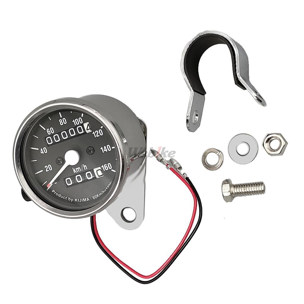 Cafe Racer Speedometer Odometer Kijima Daytona Trip Meter SR400 W175 ...