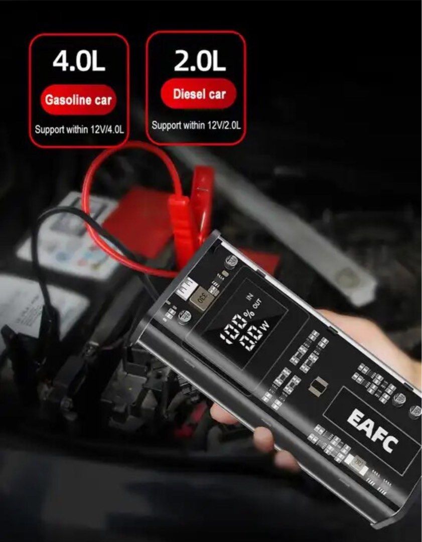 Brand New 220000mah 2023 Car Jump Starter 1200A Battery Charger ...
