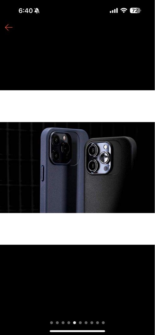 Caudabe Synthesis for IPhone 15 Pro Max - Celestial Blue with Button ...