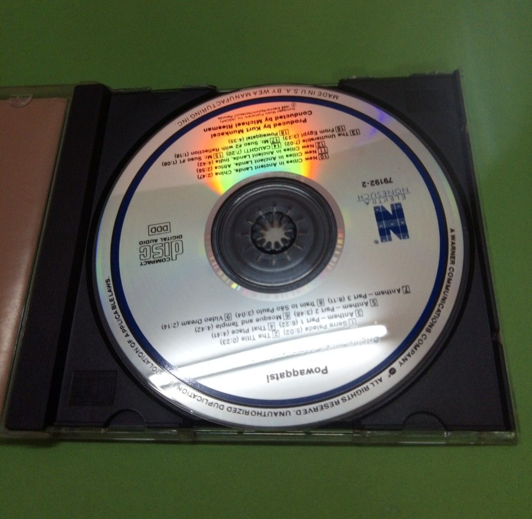 CD PHILIP GLASS : POWAQQATSI (FILM SCORE) OST ALBUM (1988) AMBIENT CLASSICAL MINIMALISM, Hobbies ...