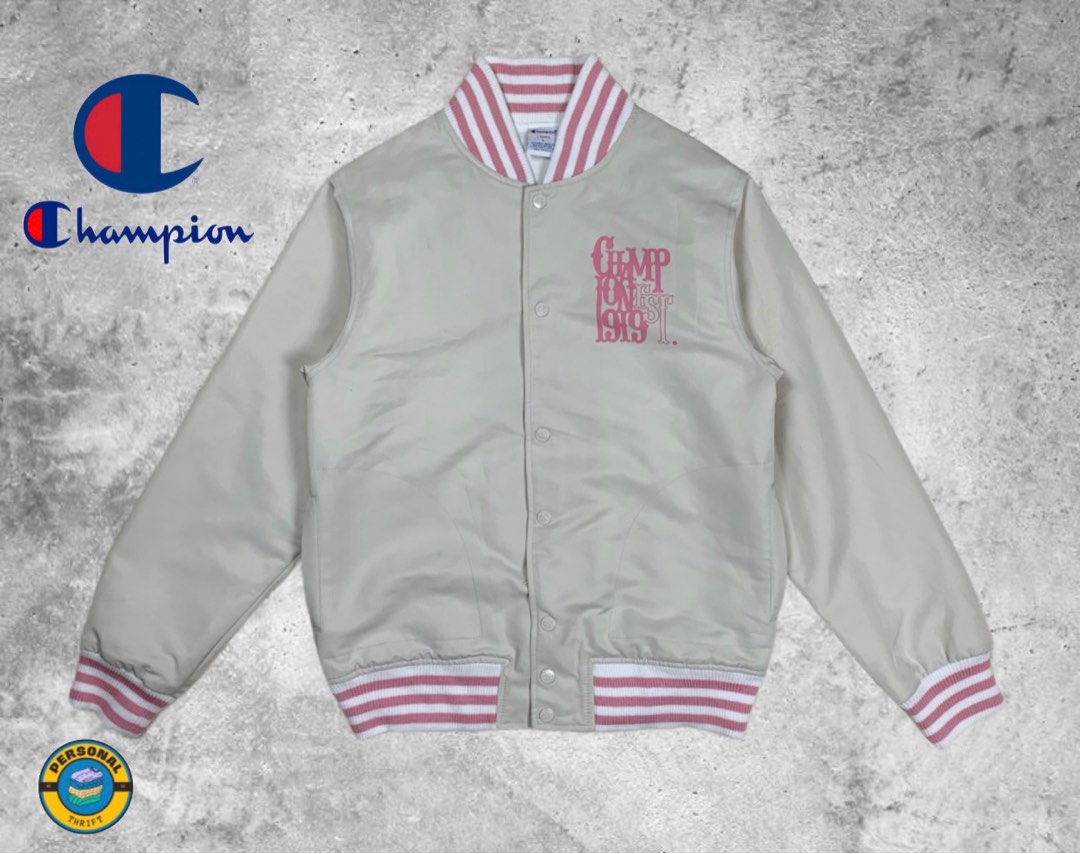 Champion Varsity Jacket, Women's Fashion, Coats, Jackets and Outerwear ...