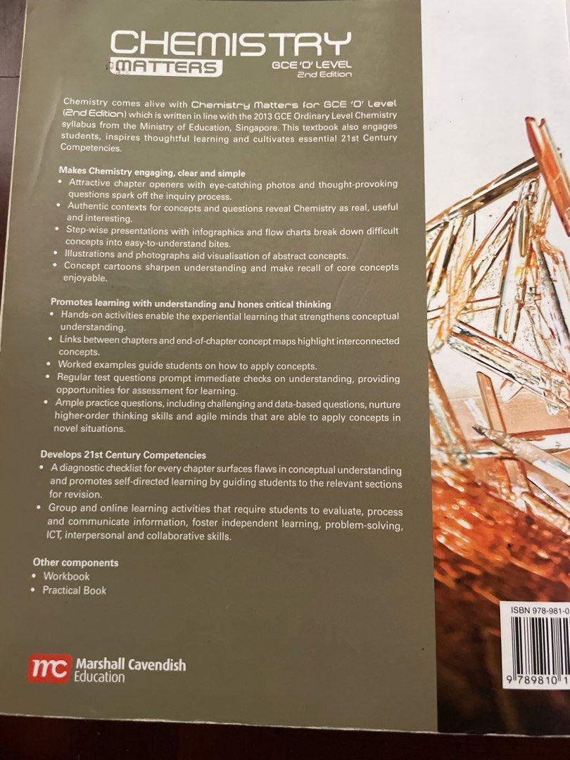Chemistry Matters GCE O Level, Hobbies & Toys, Books & Magazines ...