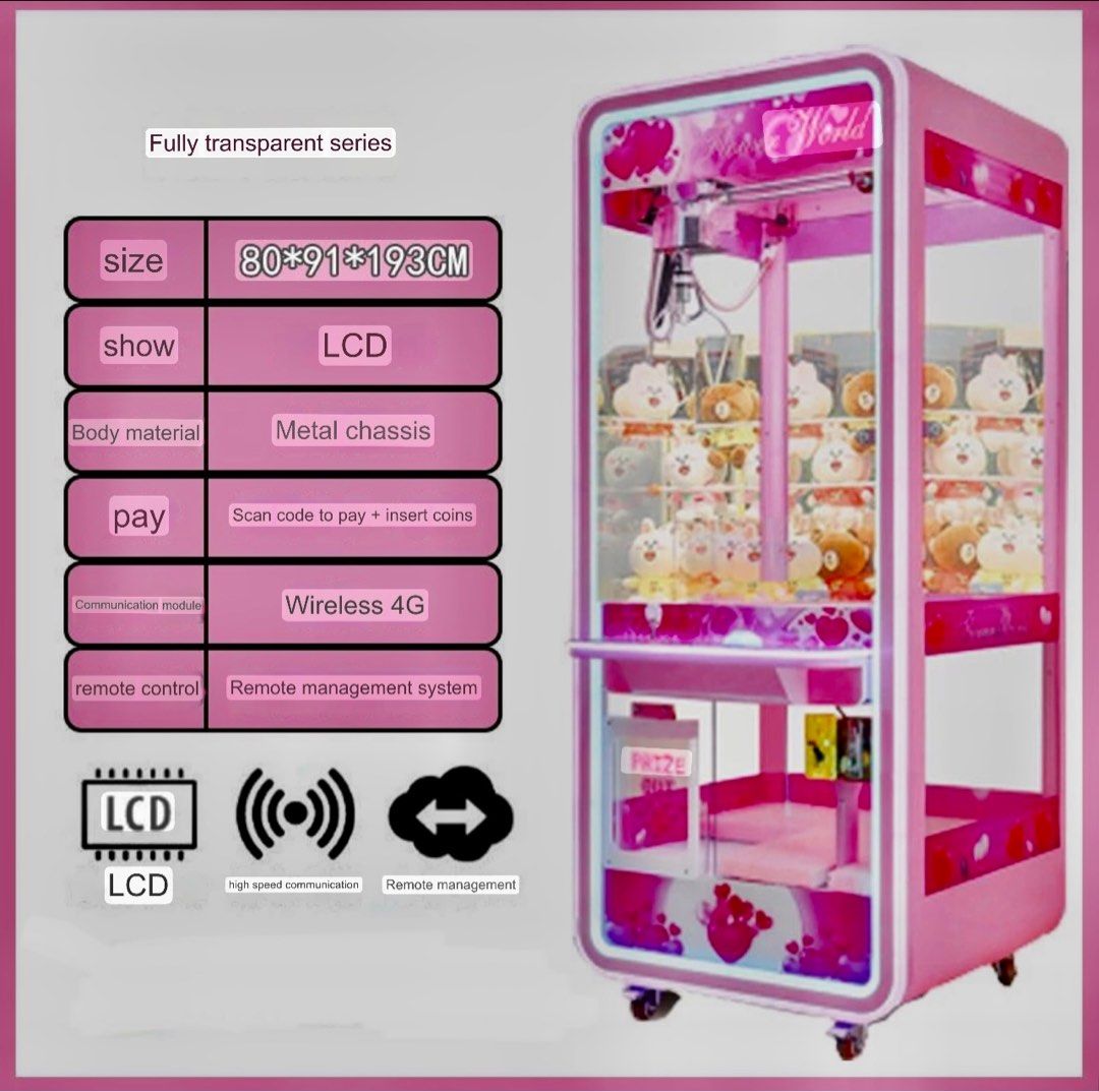 Claw machine/ UFO machine/ dolls machine/ vending machine/ crane ...