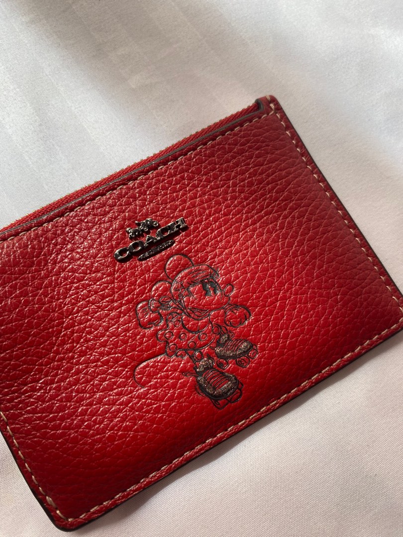 Coach x Disney Collab Card Holder, Women's Fashion, Bags & Wallets ...