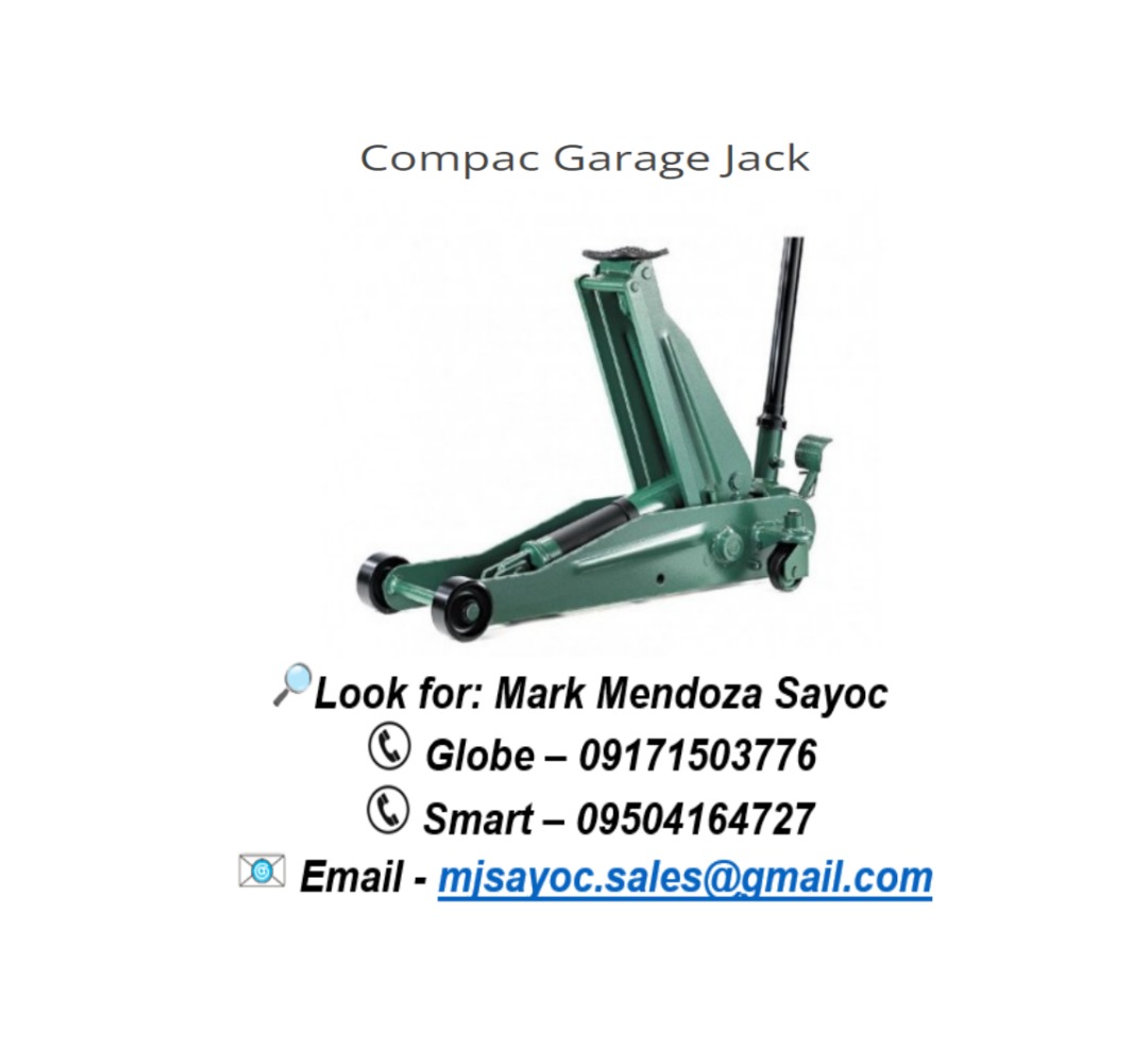 Compac Garage Jack, Commercial & Industrial, Construction Tools ...
