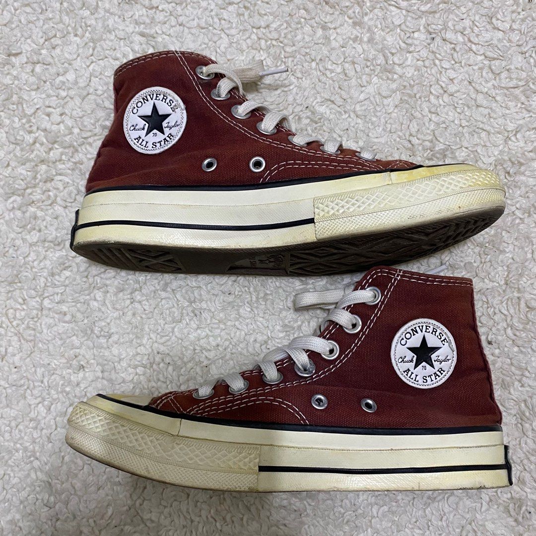 converse chuck taylor brown high cut sneakers, Women's Fashion ...