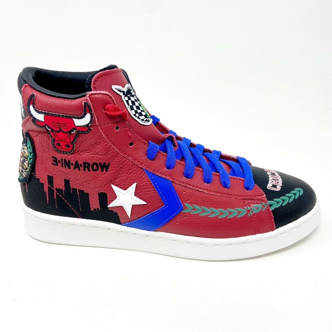 Converse x ChinaTown Market Pro Leather Hi Chicago Bulls ( Jeff ...