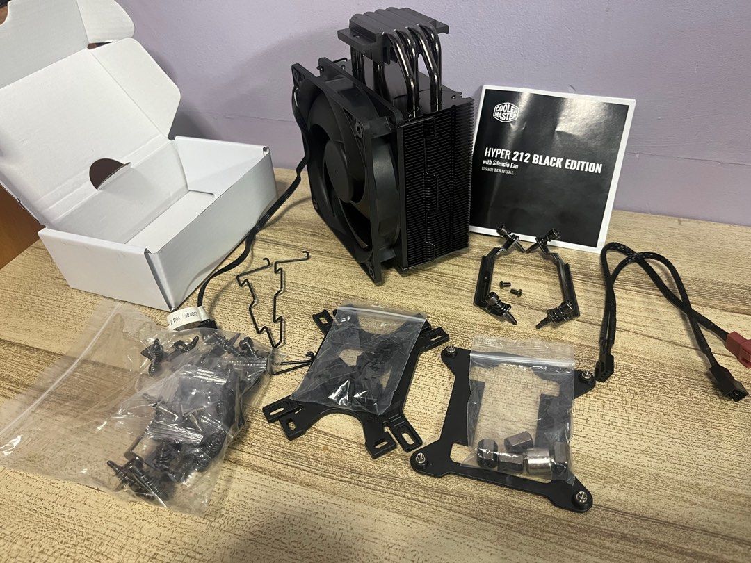 Cooler Master Hyper 212 Black Edition, Computers & Tech, Parts ...