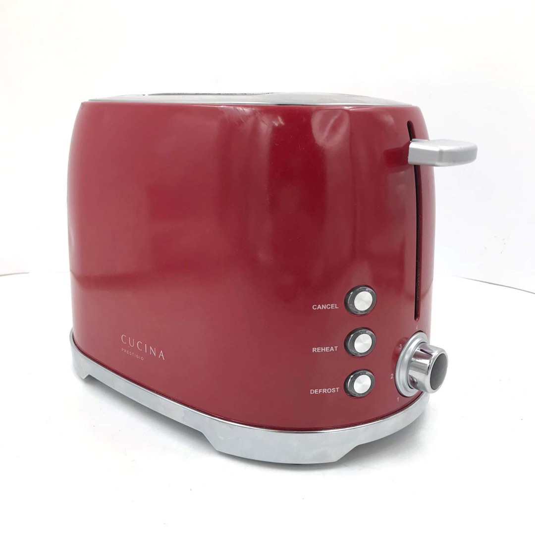 CUCINA Prestigio Red Retro 2-Slice Toaster, TV & Home Appliances ...