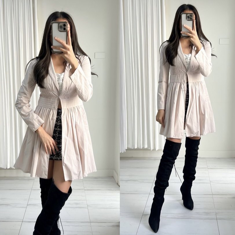 Dainty Spring Coat, Women's Fashion, Coats, Jackets and Outerwear on ...