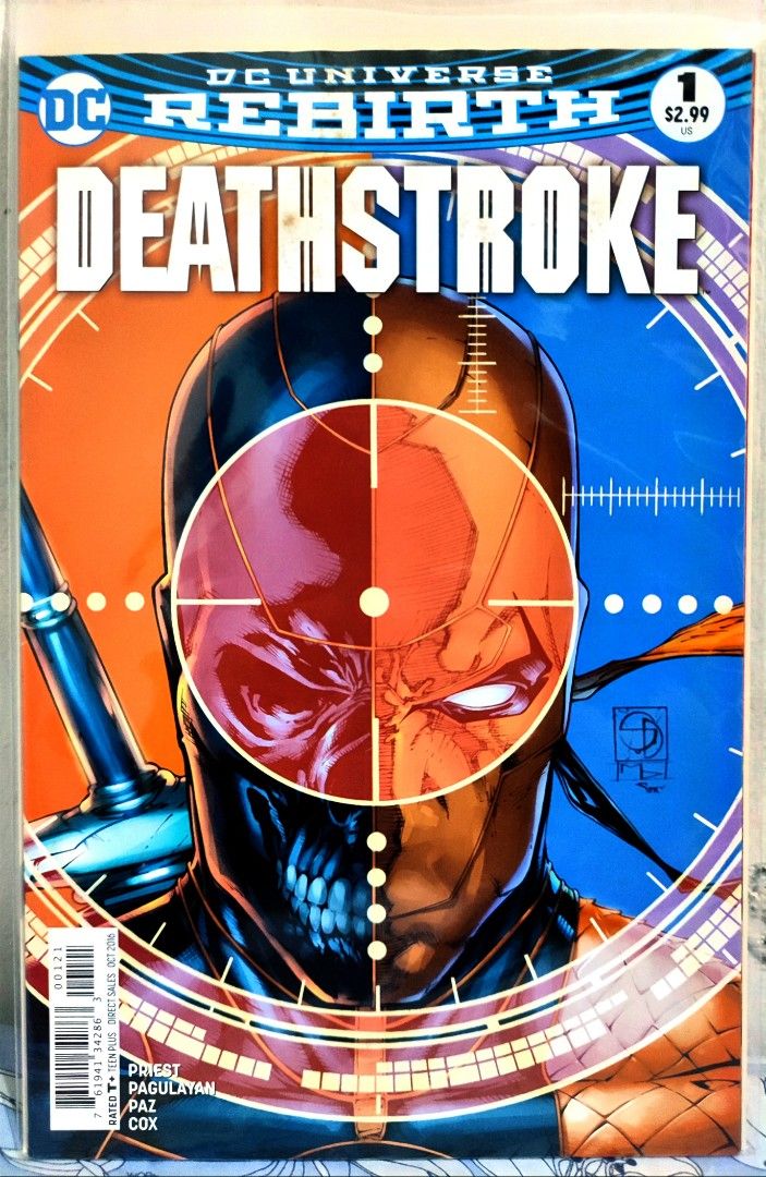Deathstroke Rebirth #1, Hobbies & Toys, Books & Magazines, Comics ...