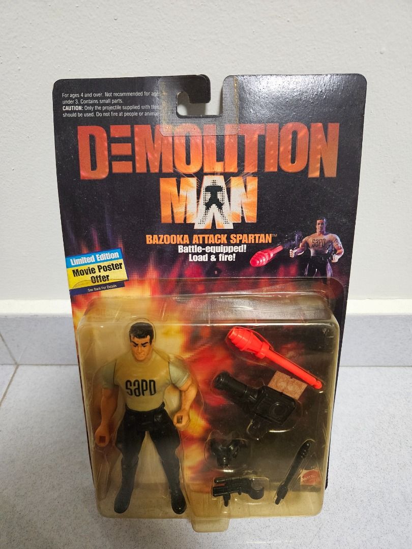 DEMOLITION MAN Vintage Movie Action Figures (1993), Hobbies & Toys ...