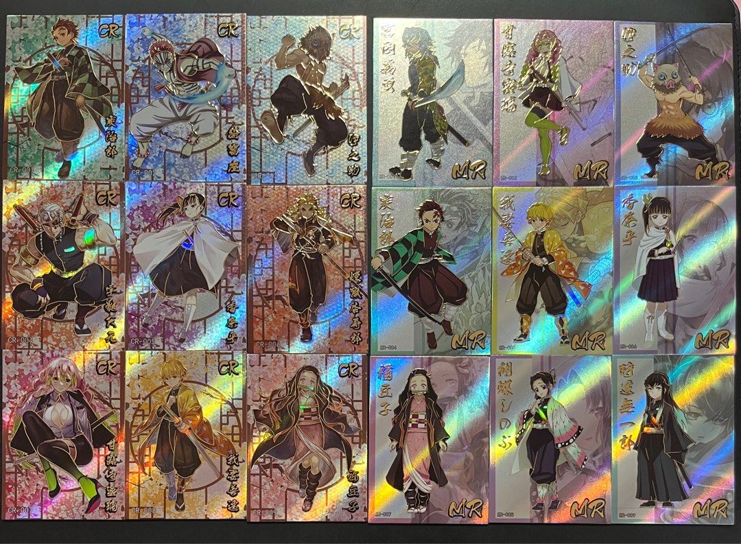 Demon slayer cards ccg, Hobbies & Toys, Toys & Games on Carousell