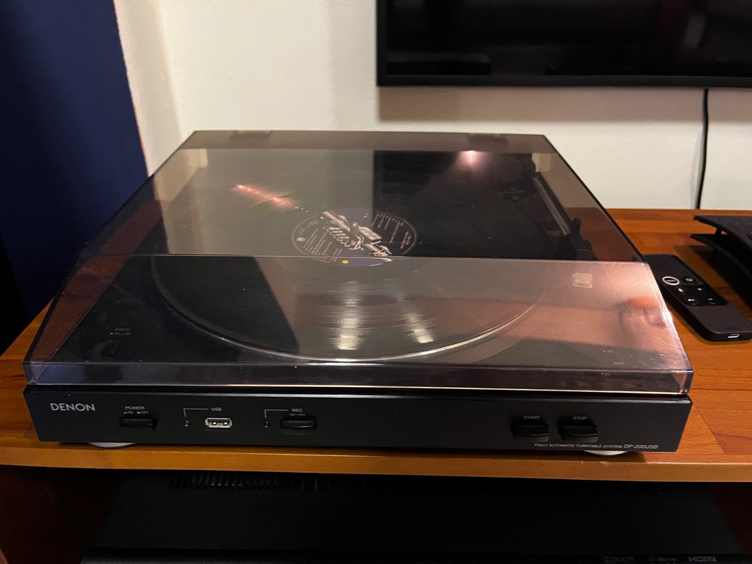 Denon DP-200 USB Turntable, Audio, Other Audio Equipment on Carousell