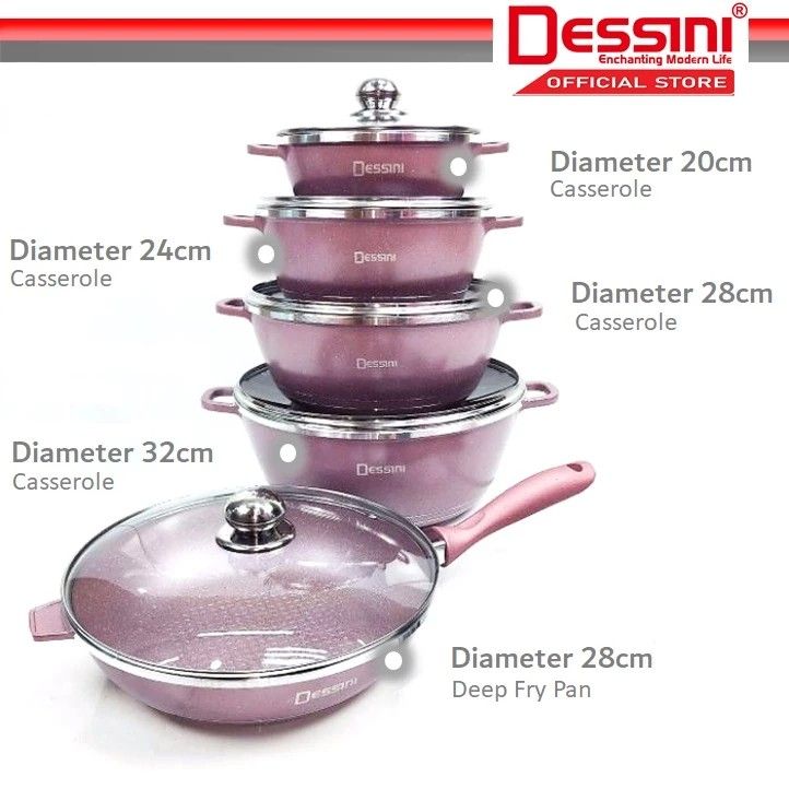 Dessini Set Maroon,Brown,Purple, Furniture & Home Living, Kitchenware ...