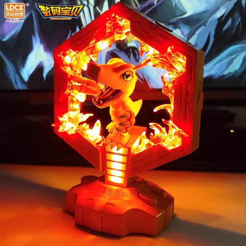 Digimon Adventure Agumon Display Night Light, Hobbies & Toys, Toys ...