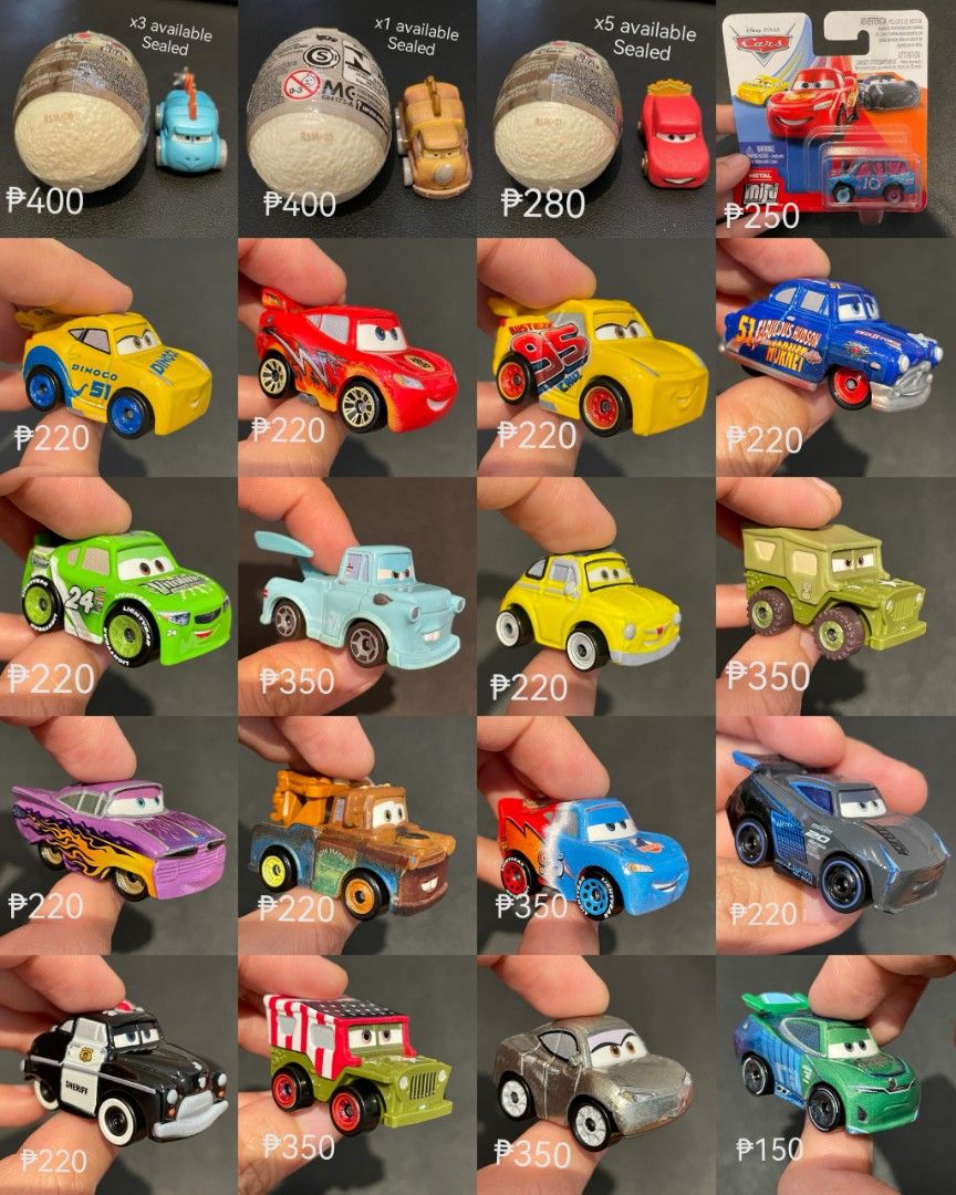 Disney Pixar Cars Mattel Mini Racers, Hobbies & Toys, Toys & Games on ...