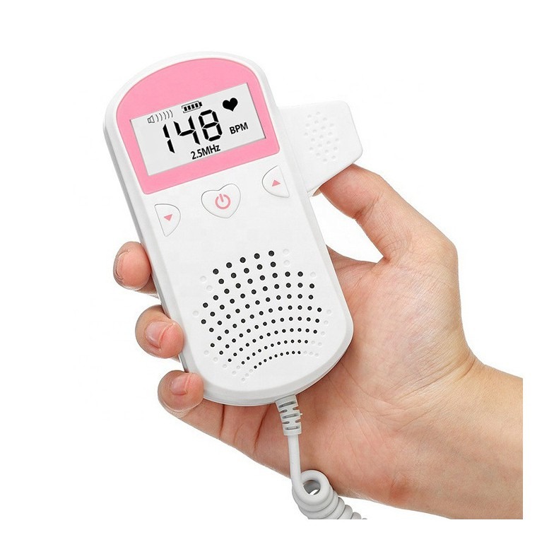 Doppler Fetal Monitor Baby Sound Heart Rate Detector Home Pregnancy LCD ...