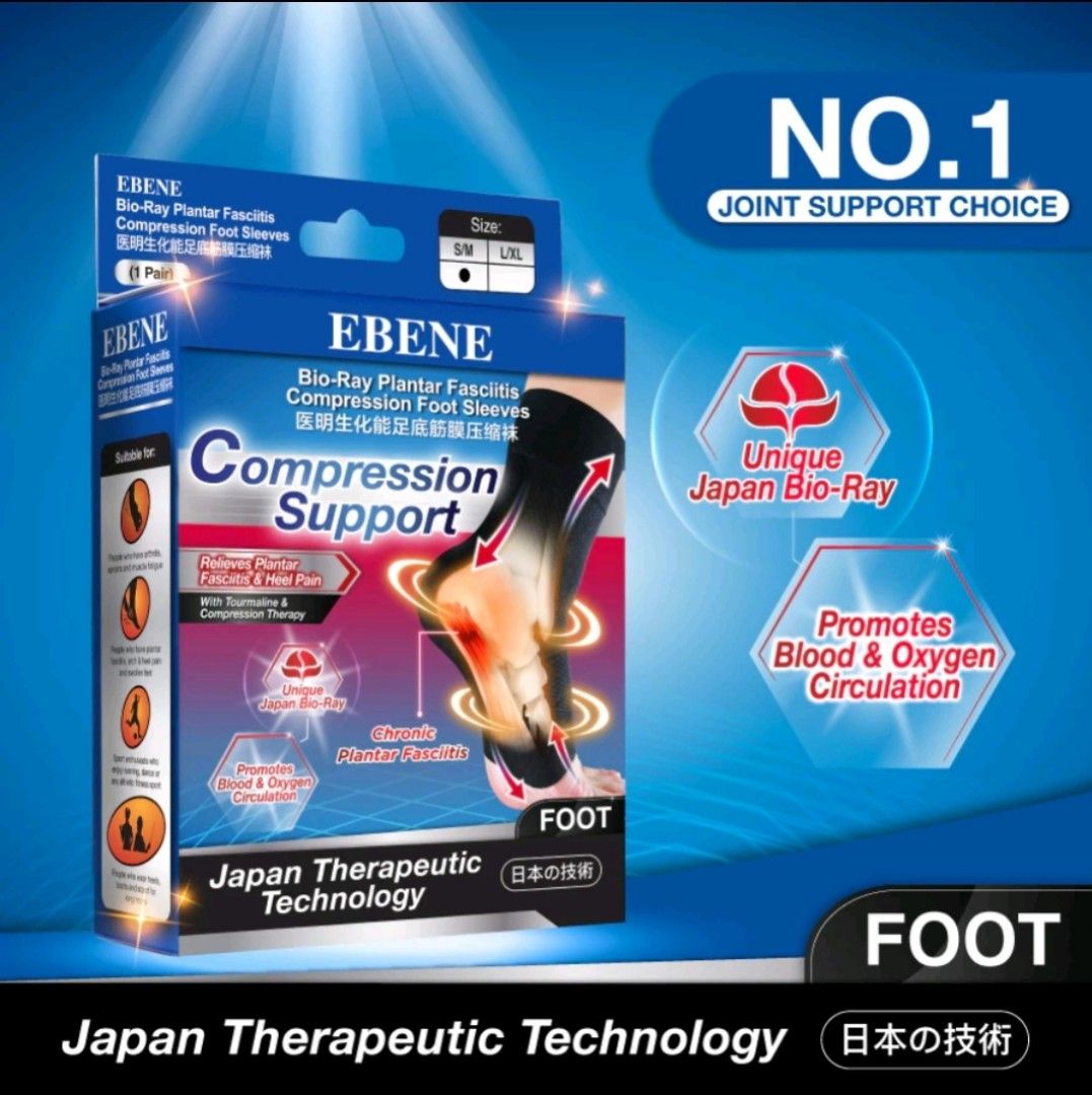 Ebene Compression Support, Health & Nutrition, Braces, Support ...