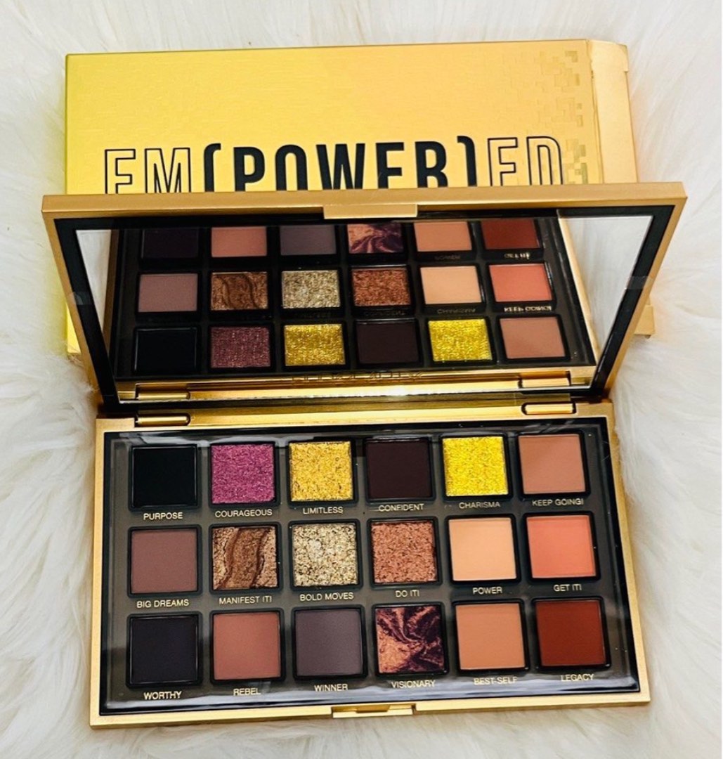 EM POWER ED EYESHADOW PALETTE HUDA BEAUTY, Beauty & Personal Care, Face ...