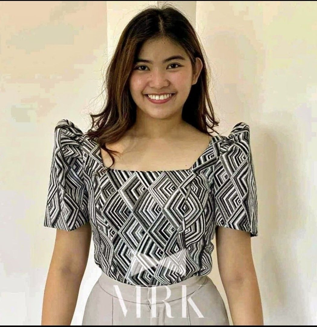 Ethnic Filipiniana Top, Women's Fashion, Tops, Blouses on Carousell