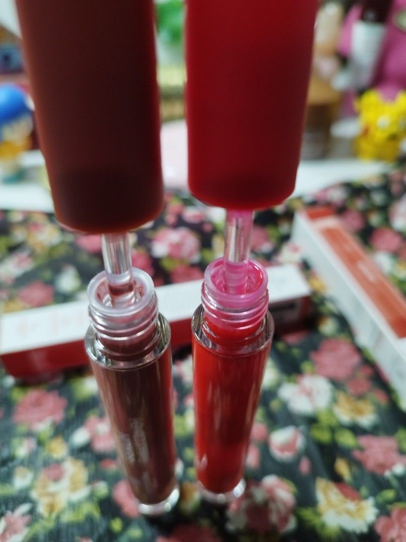 Ever Bilena Plus Serum Tinted Lip Oil in Burnt Caramel, Rock N' Red ...