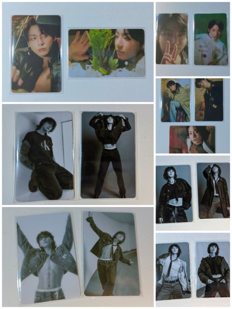 [FANMADE] BTS Jungkook CALVIN KLEIN DAZED MAGAZINE PVC Photocards ...