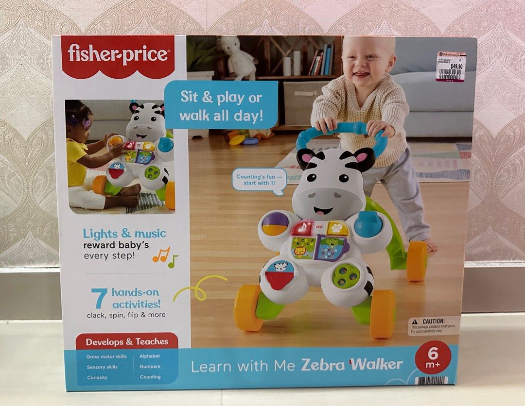 fisher-price zebra walker, Babies & Kids, Infant Playtime on Carousell