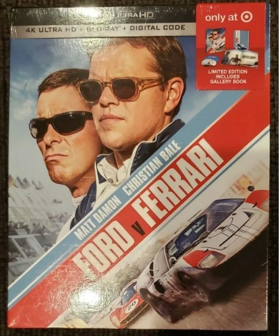 Ford V Ferrari 4K UHD/BR Target Exclusive - HTF/OOP, Video Gaming, Video Games, PlayStation on ...