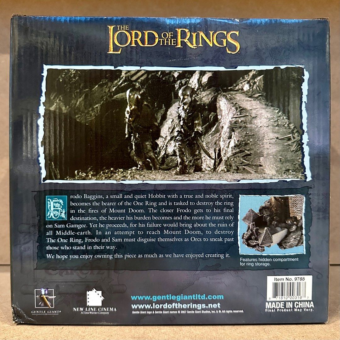 Frodo Baggins in Orc Armor The Lord of the Rings Collectible Bust by ...