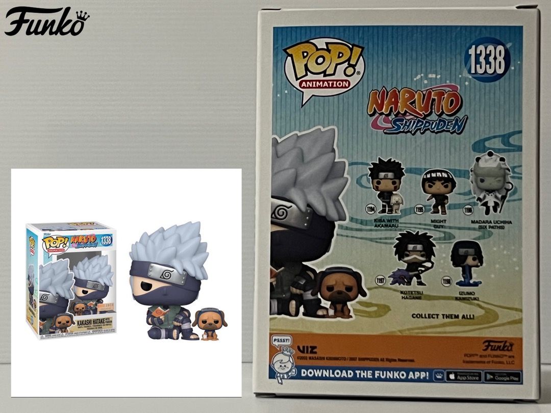 Funko POP! KAKASHI HATAKE (WITH PAKUN) #1338, Hobbies & Toys, Toys ...
