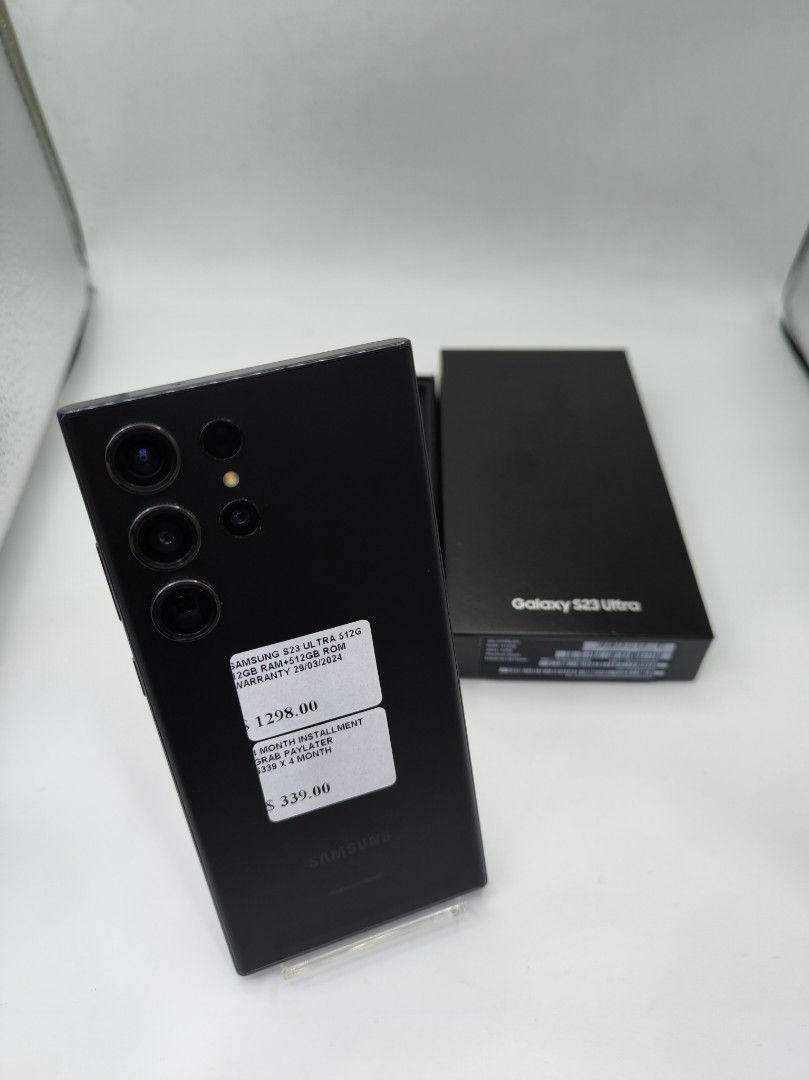 Galaxy S23 Ultra Phantom Black 512GB, Mobile Phones & Gadgets, Mobile ...