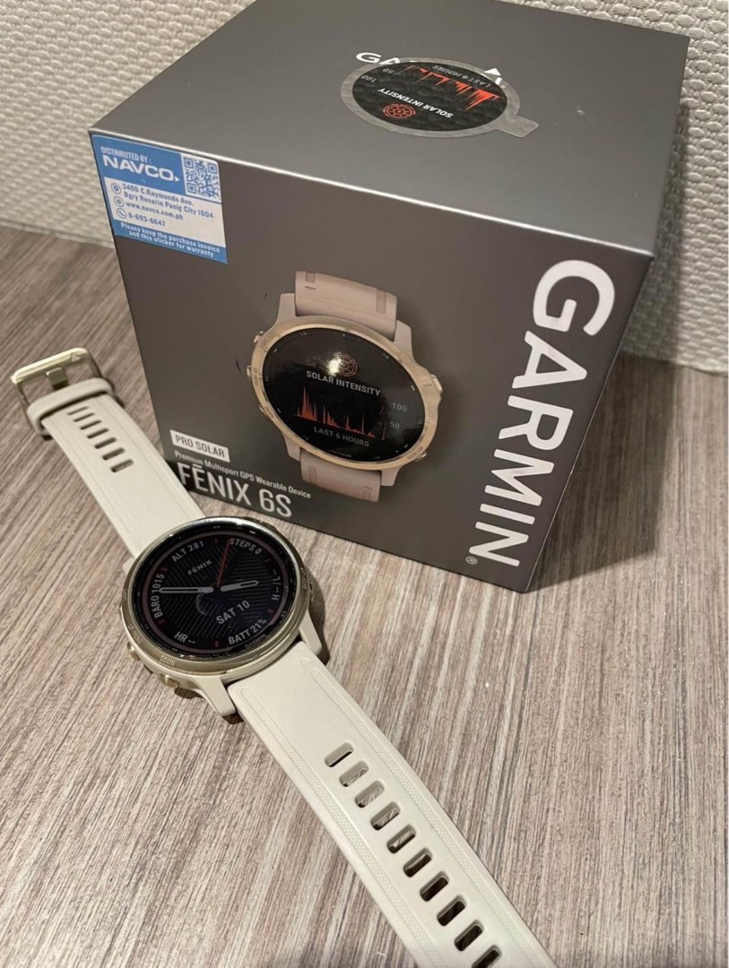 Garmin Fenix 6s Pro Solar, Men's Fashion, Watches & Accessories ...