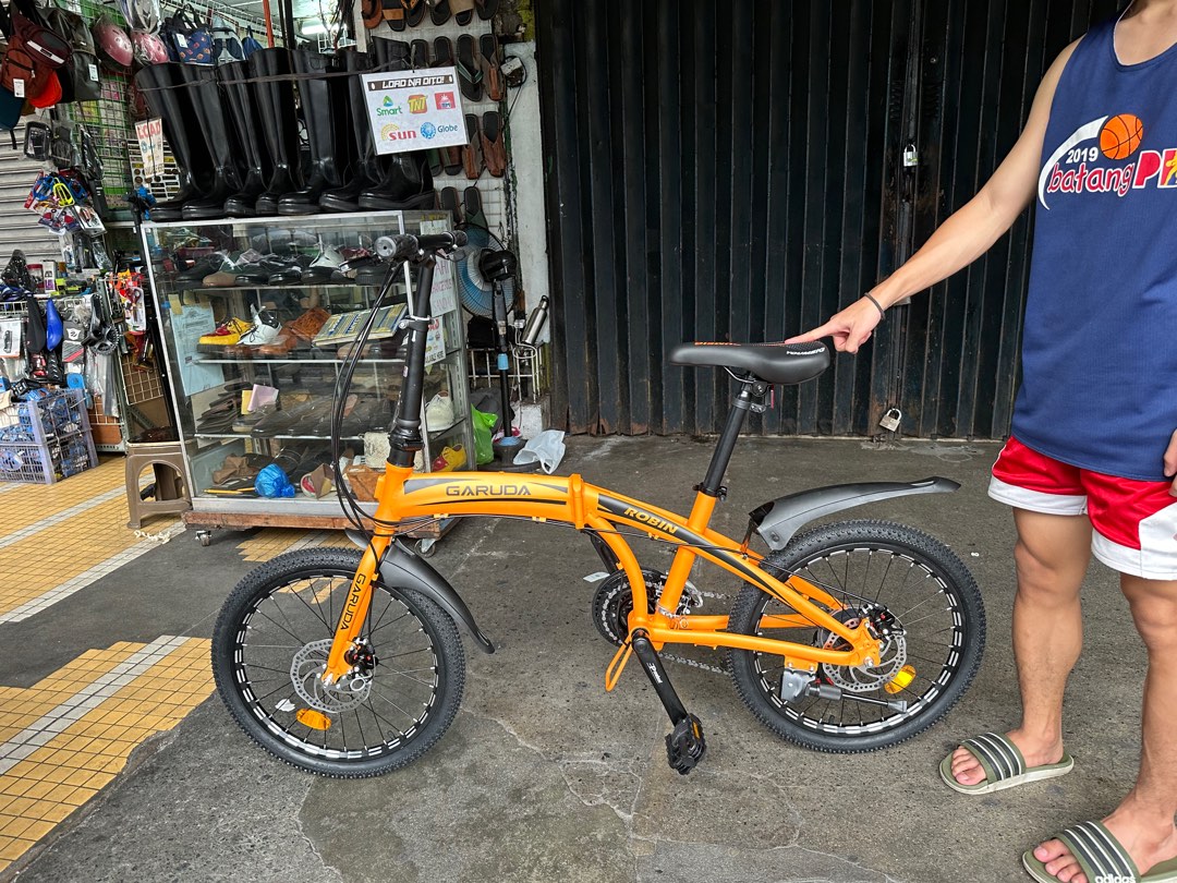 Garuda Folding Bike (Orange), Sports Equipment, Bicycles & Parts ...