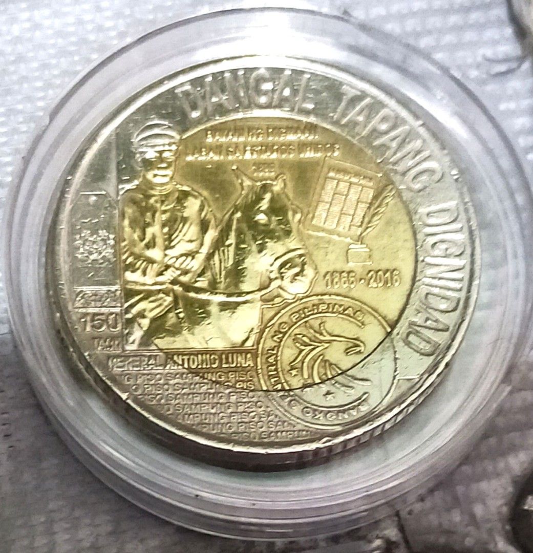 Gen. Antonio Luna 10 piso commemorative coin, Hobbies & Toys ...