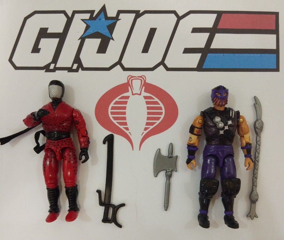 G.I.Joe ARAH Cobra Slice and Dice Ninja GIJoe GI Joe, Hobbies & Toys, Toys & Games on Carousell