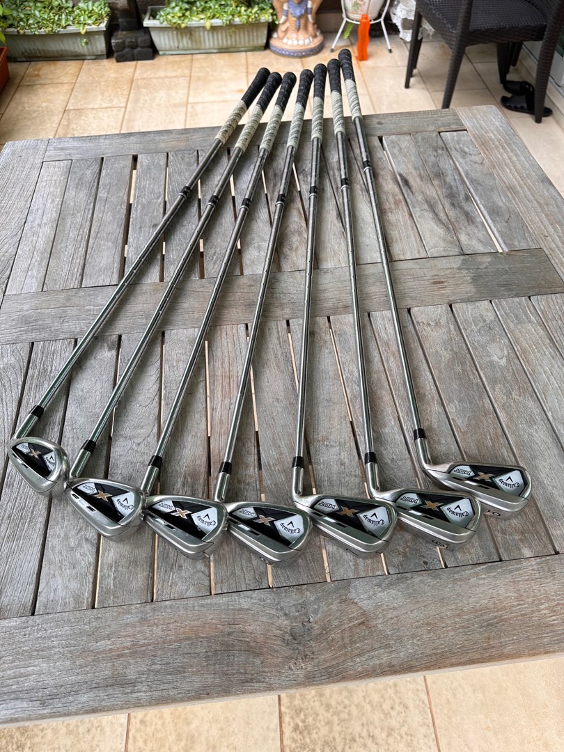 Golf Clubs Iron, steel shaft, RH Callaway X HOT, Sports Equipment ...