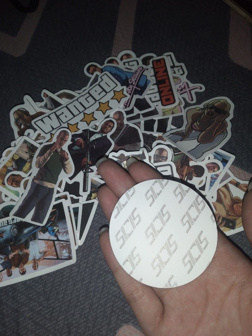 GTA Grand Theft Auto Waterproof 50pcs Stickers, Car Parts & Accessories ...