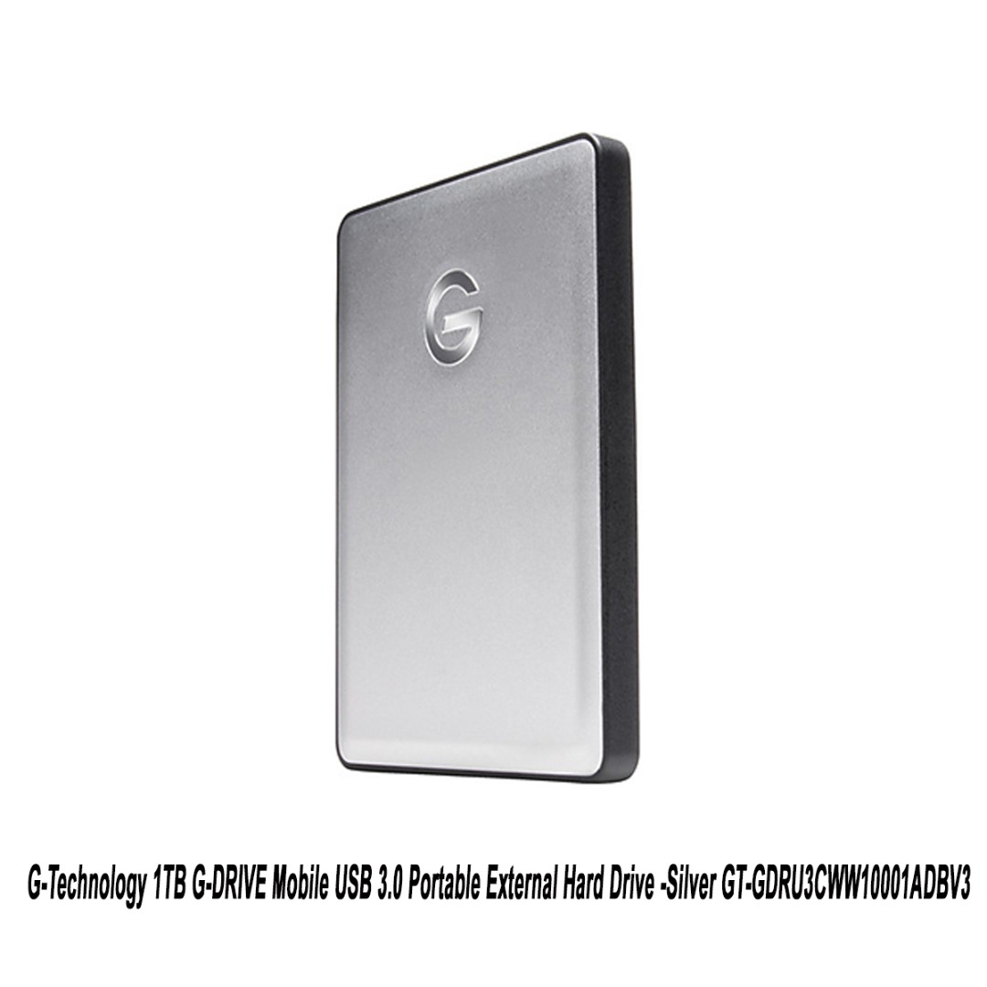 G-Technology GT-GDRU3CWW10001ADBV3 1TB G-DRIVE Mobile USB 3.0 Portable ...