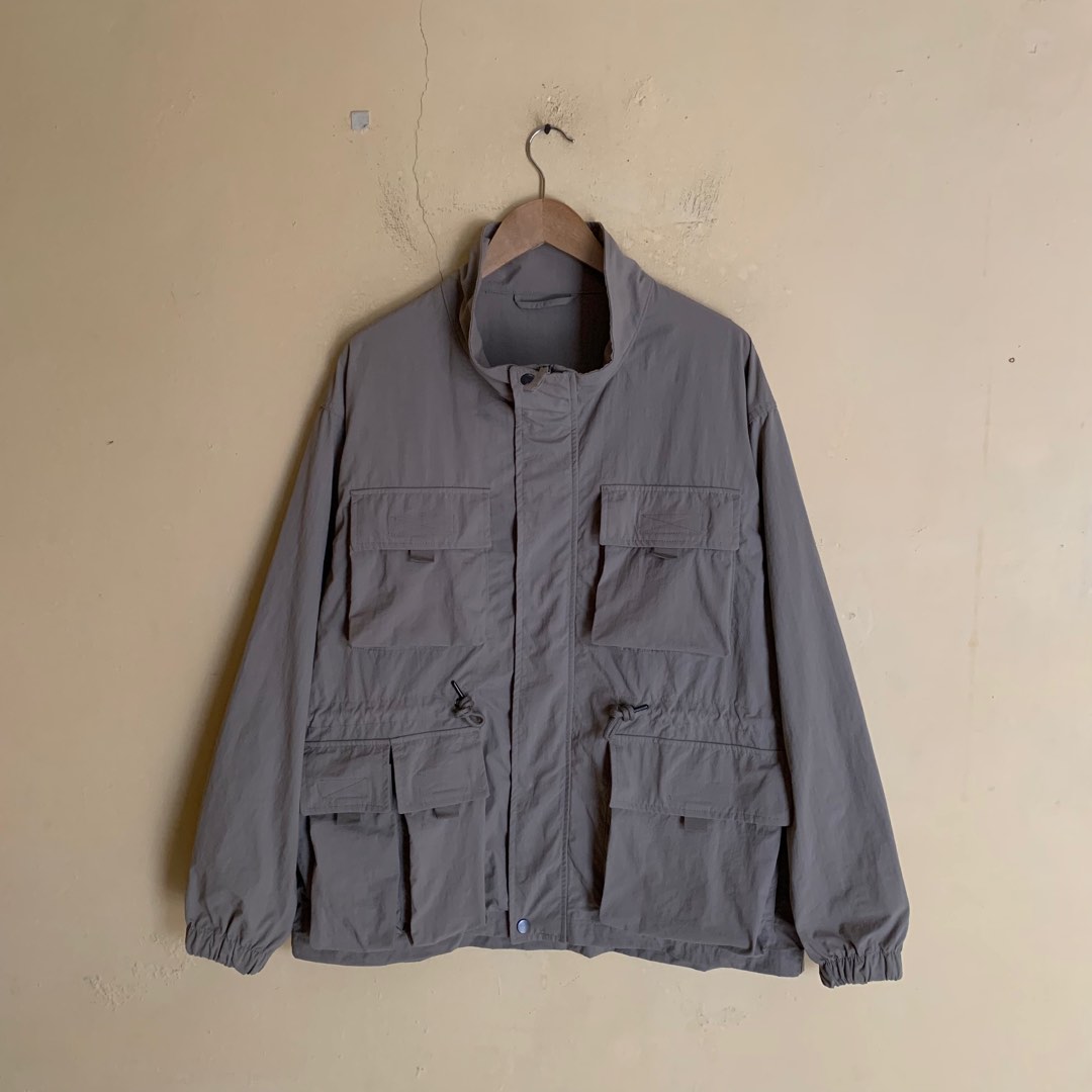 GU Utility Jacket, Fesyen Pria, Pakaian , Atasan di Carousell
