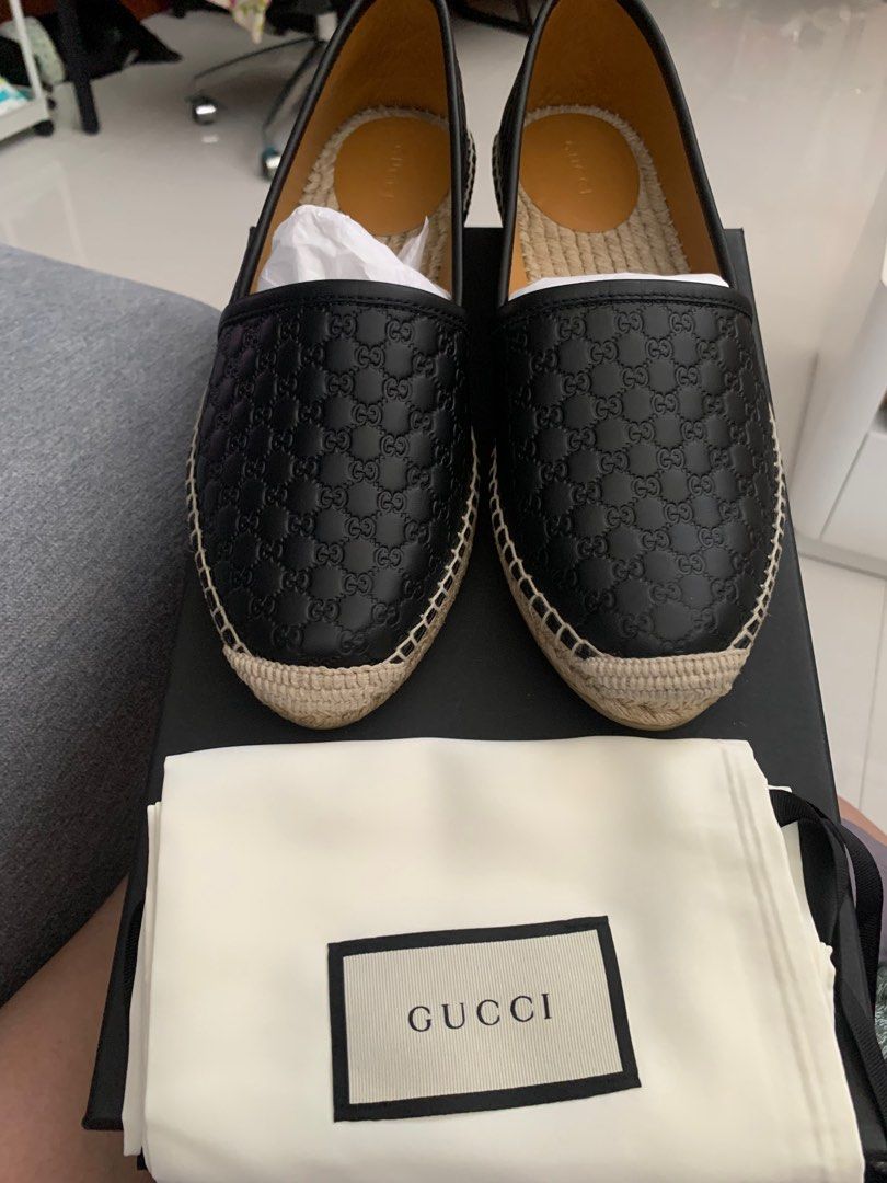Gucci Microguccissima Leather Espadrilles, Women's Fashion, Footwear ...
