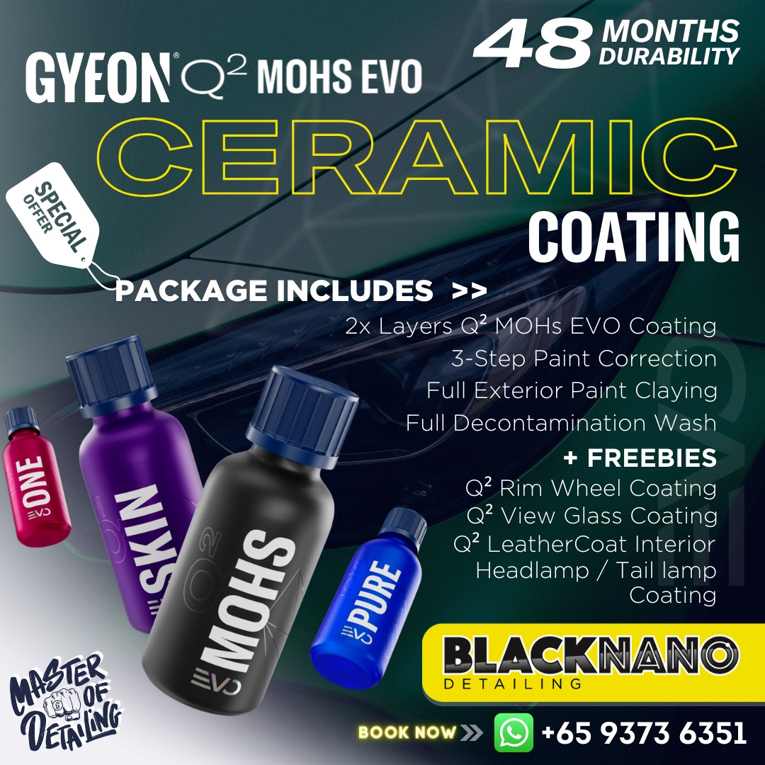 GYEON Q2 MOHs EVO 9H Latest Ceramic Coating, Car Accessories, Car ...