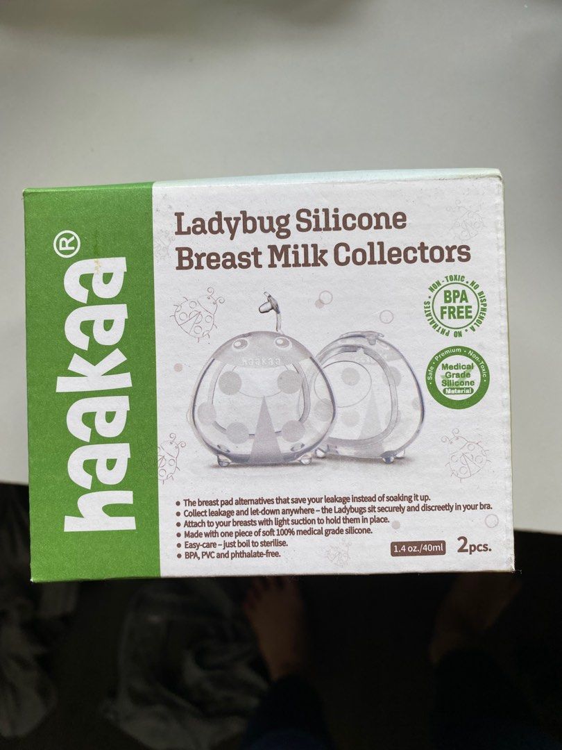 (Reserved) Haakaa ladybug Milk Collector (Pair), Babies & Kids, Nursing ...
